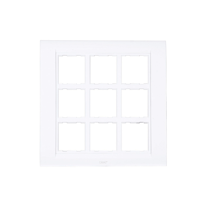 Orpat OSCC-2697 White 18 Module Silver Series Case and Cover | Orpat Group