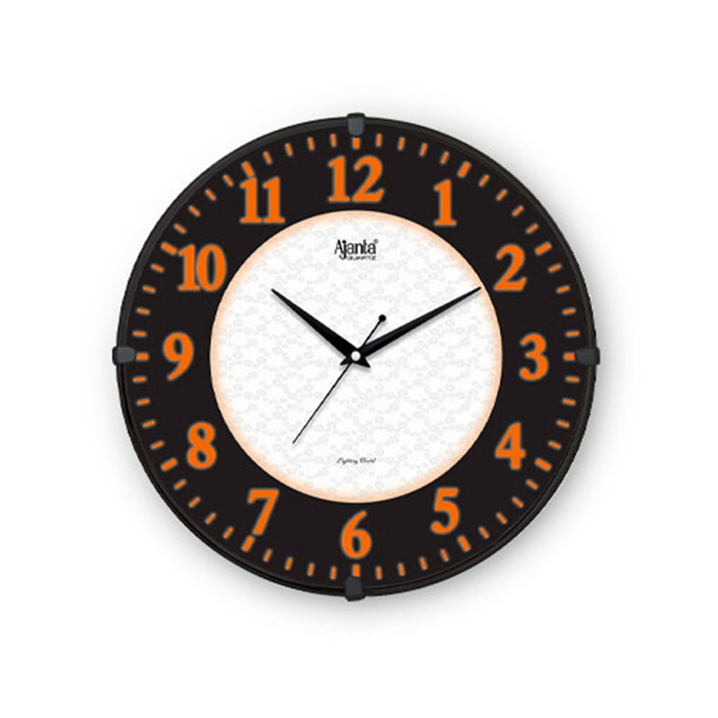 Ajanta 1197 Office Sweep Second Clock (Orange) | Orpat Group