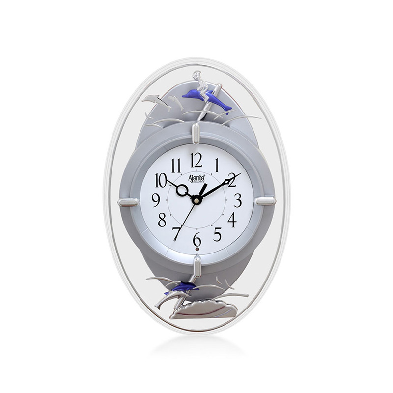 1827 Silver Musical Pendulum Clock | Orpat