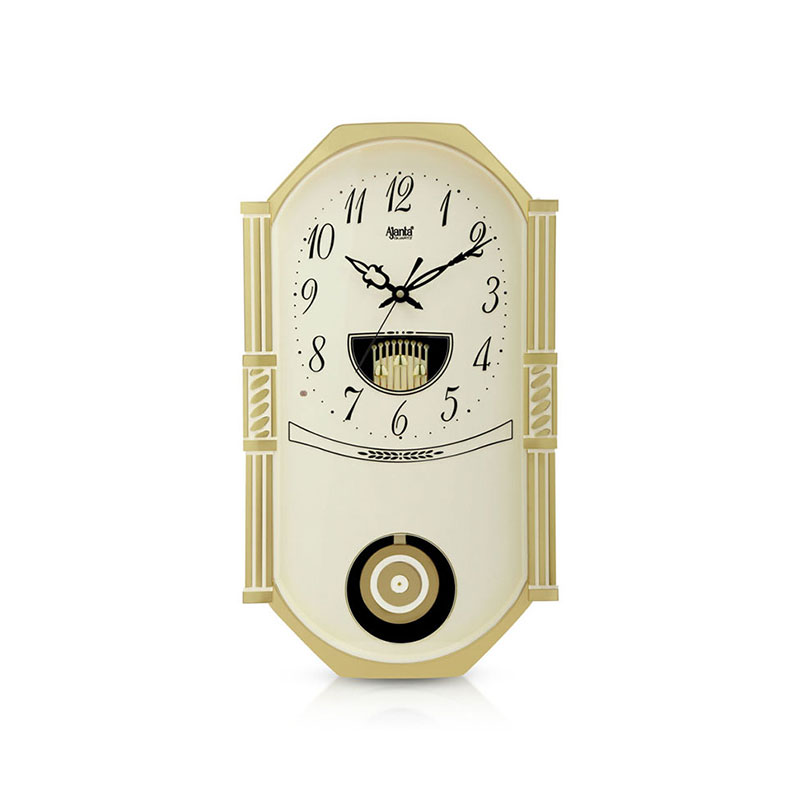 Buy Classic Musical Pendulum Quartz Wall Clock - Ivory | Orpat Group