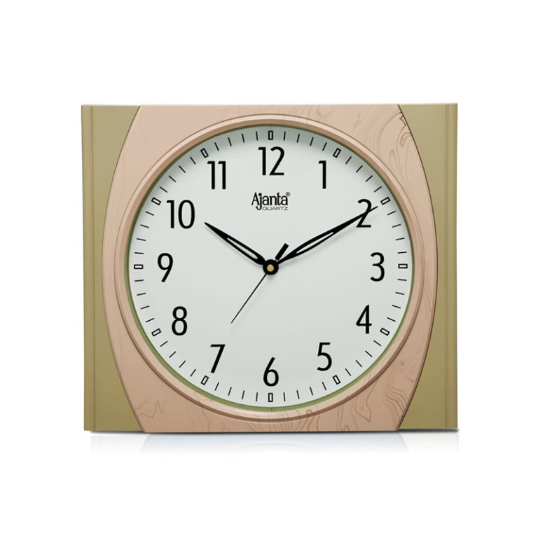 Wall Clock - Fancy Clock - 1757 - Golden - Orpat Group