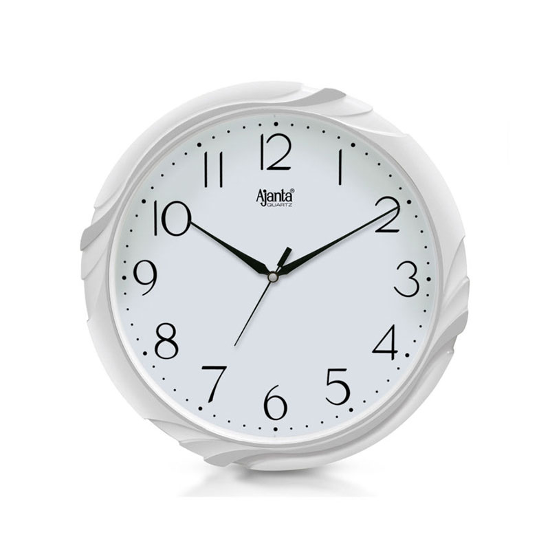 Ajanta 2677 Fancy Wall Clock (White) | Orpat Group