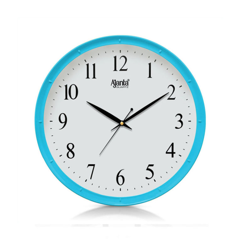 Ajanta 2917 Fancy Wall Clock (Blue) | Orpat Group