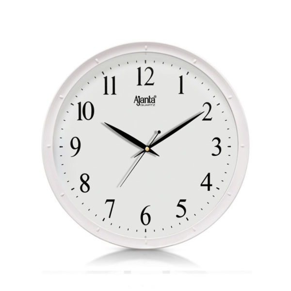 Ajanta 2917 Fancy Wall Clock (White) | Orpat Group