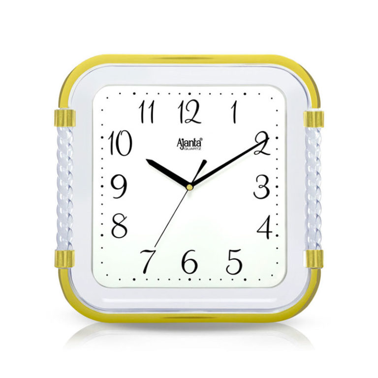 Ajanta 317 Fancy Wall Clock (White) | Orpat Group