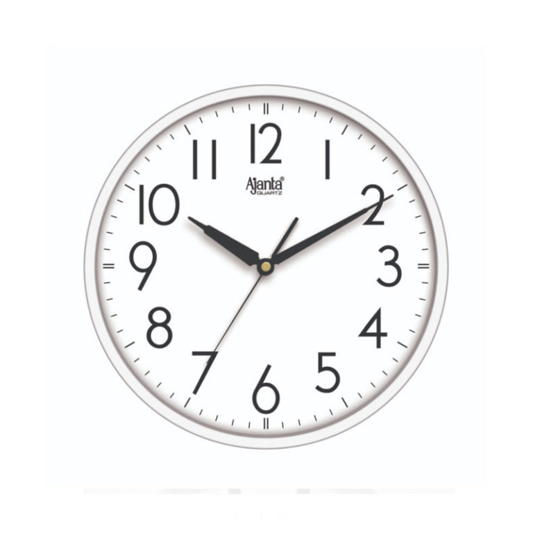 Ajanta 4007 Fancy Wall Clock (White) | Orpat Group