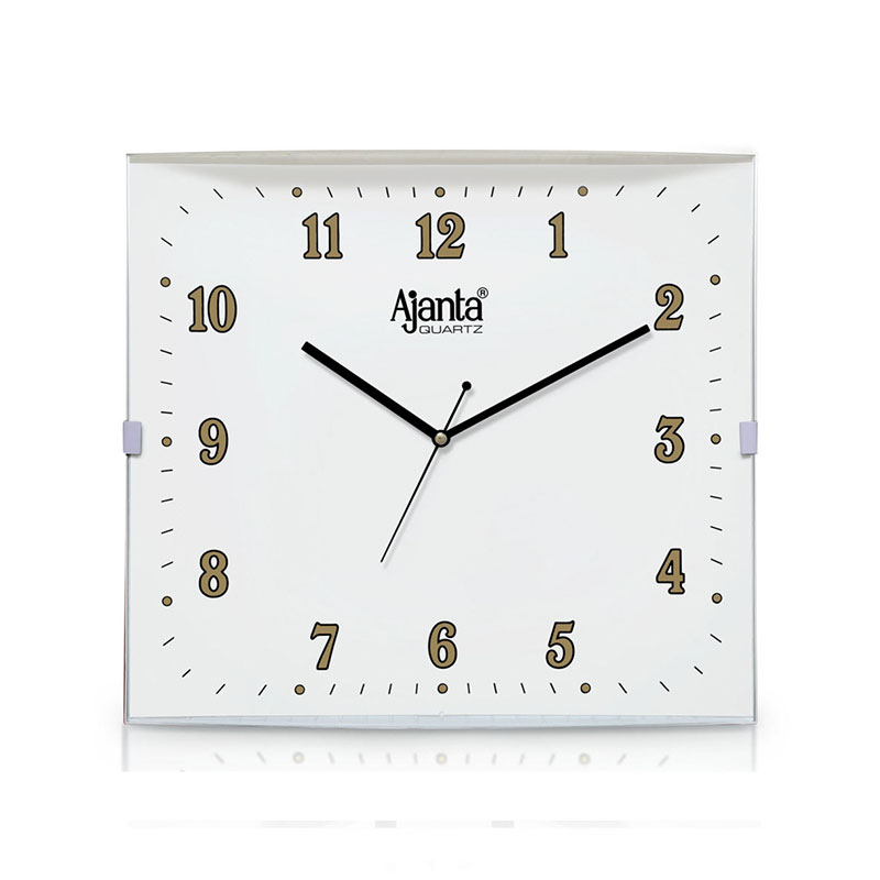 Ajanta 757 Fancy Wall Clock (White) | Orpat Group