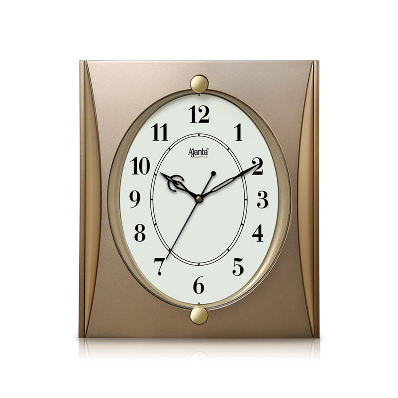Wall Clock - Simple Clock - 1707 - Golden - Orpat Group