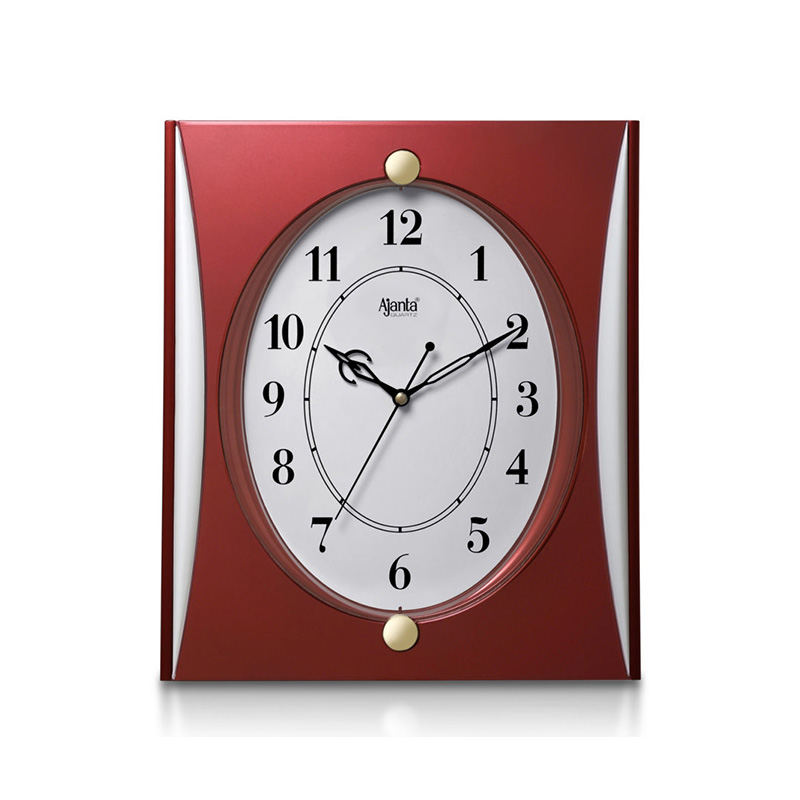 Wall Clock - Simple Clock - 1707 - Red - Orpat Group