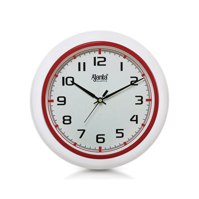 Wall Clock - Simple Clock - 2317 - PO-Red - Orpat Group