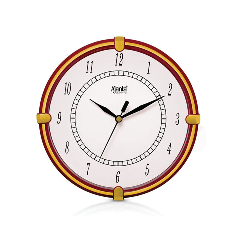 Wall Clock - Simple Clock - 411 - Red - Orpat Group