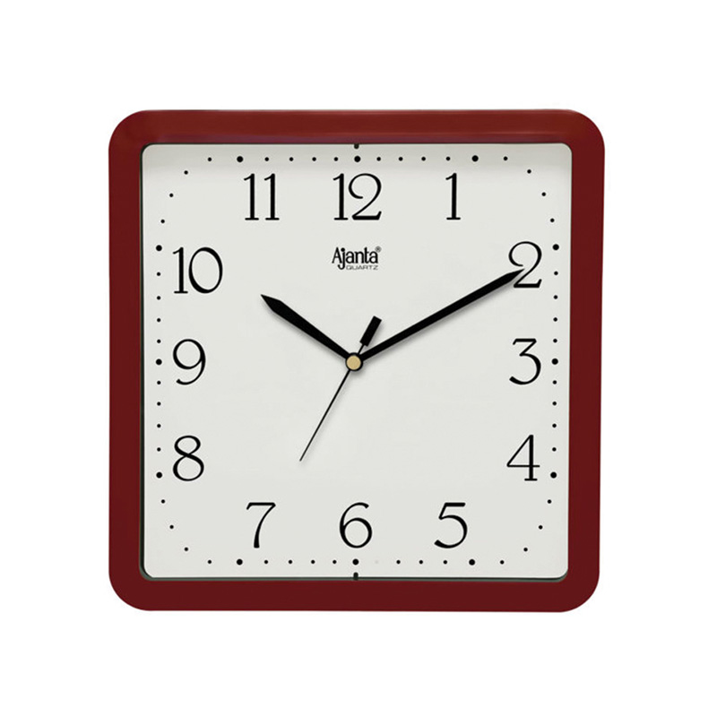 Wall Clock - Simple Clock - 907 - Red - Orpat Group