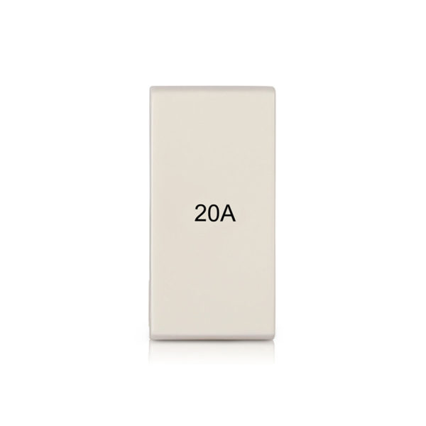 Orpat OPSH-7047 White Platinum Series Switches - 20A 1 Way Switch