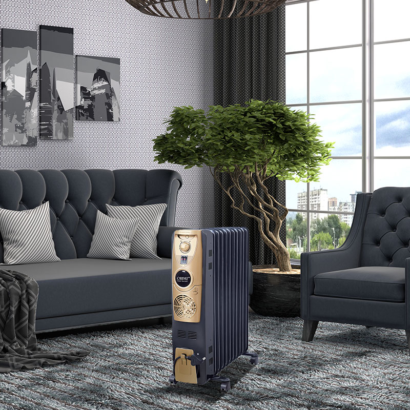 Climate Control - Oil Heaters - OOH-11F PLUS - Black - Orpat Group