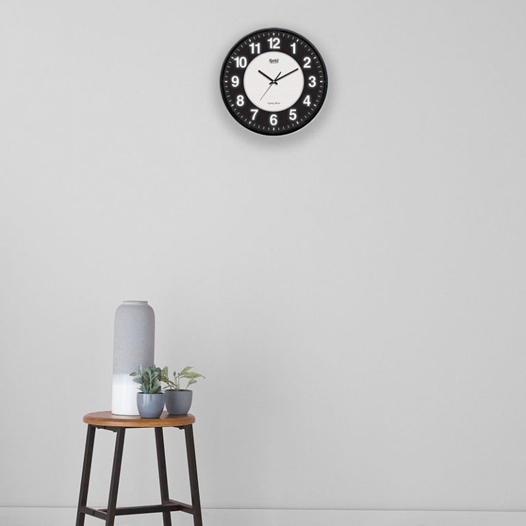 Ajanta 467 Office Sweep Second Clock (White) | Orpat Group