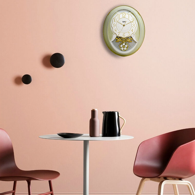 3127 Golden Musical Pendulum Clock | Orpat