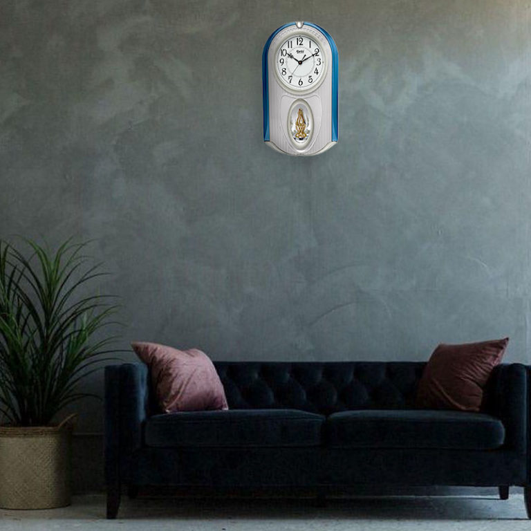 Wall Clock - Classic Musical Pendulum Quartz Wall Clock - Pendulum ...