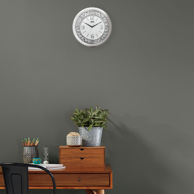 2877 White Designer Sweep Second Clocks | Orpat