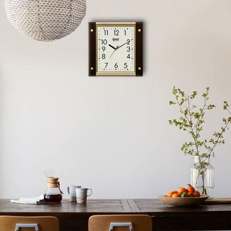 Wall Clock - Fancy Clock - 1747 - Golden - Orpat Group