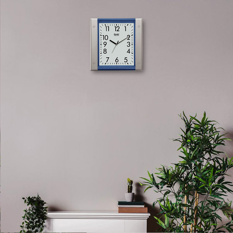 Wall Clock - Fancy Clock - 1747 - UV-Blue - Orpat Group