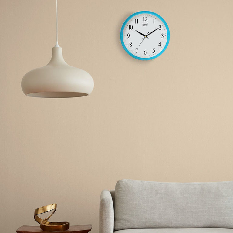 Ajanta 2917 Fancy Wall Clock (Blue) | Orpat Group