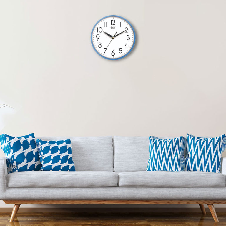 Ajanta 4007 Fancy Wall Clock (Blue) | Orpat Group