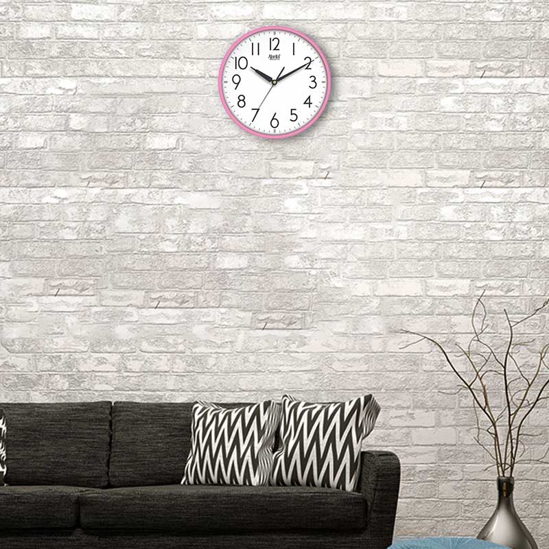 Ajanta 4007 Fancy Wall Clock (Pink) | Orpat Group