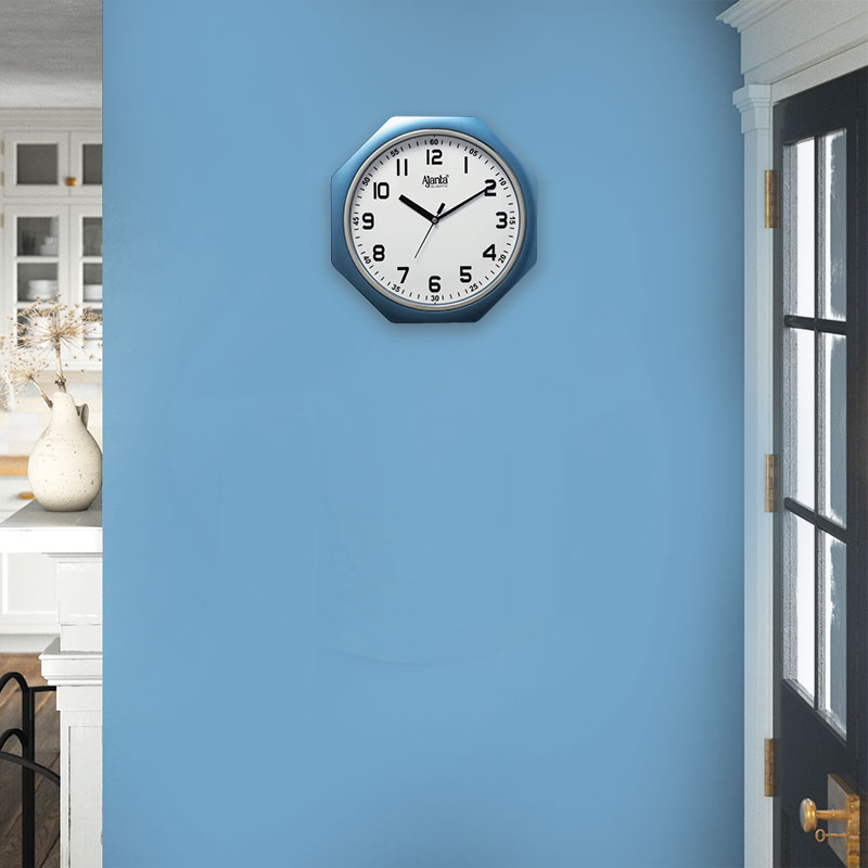 Ajanta 1217 Simple Wall Clock (Blue) | Orpat Group