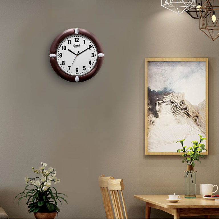 Wall Clock - Simple Clock - 1307 - Brown - Orpat Group