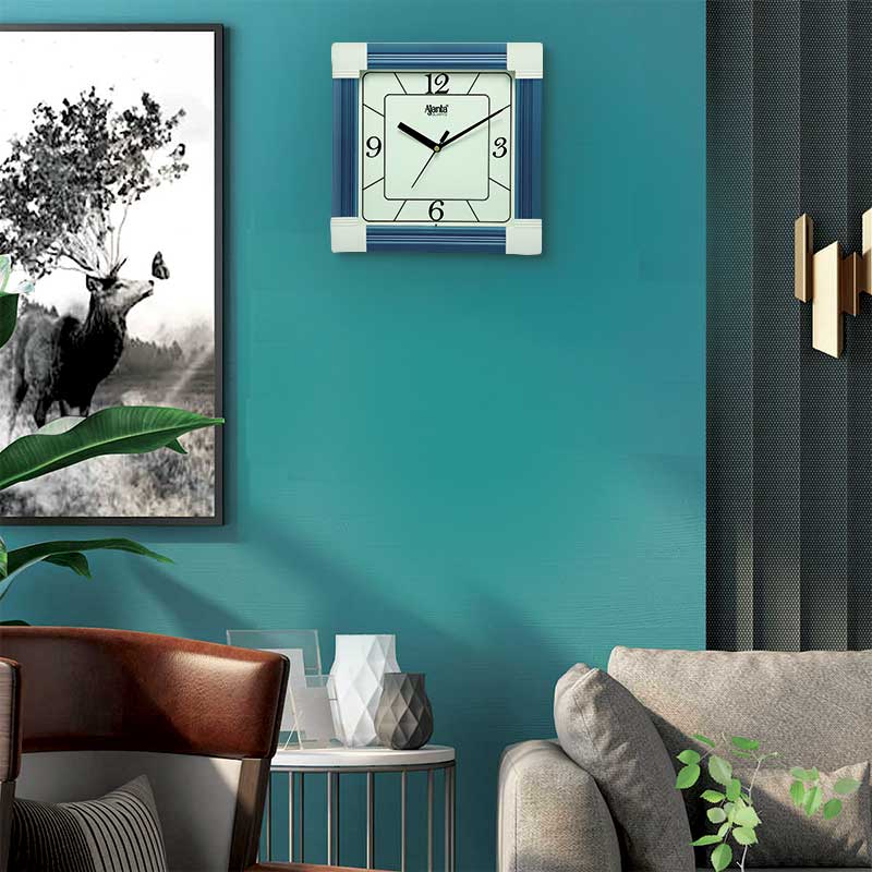 Ajanta 1317 Simple Wall Clock (Blue) | Orpat Group