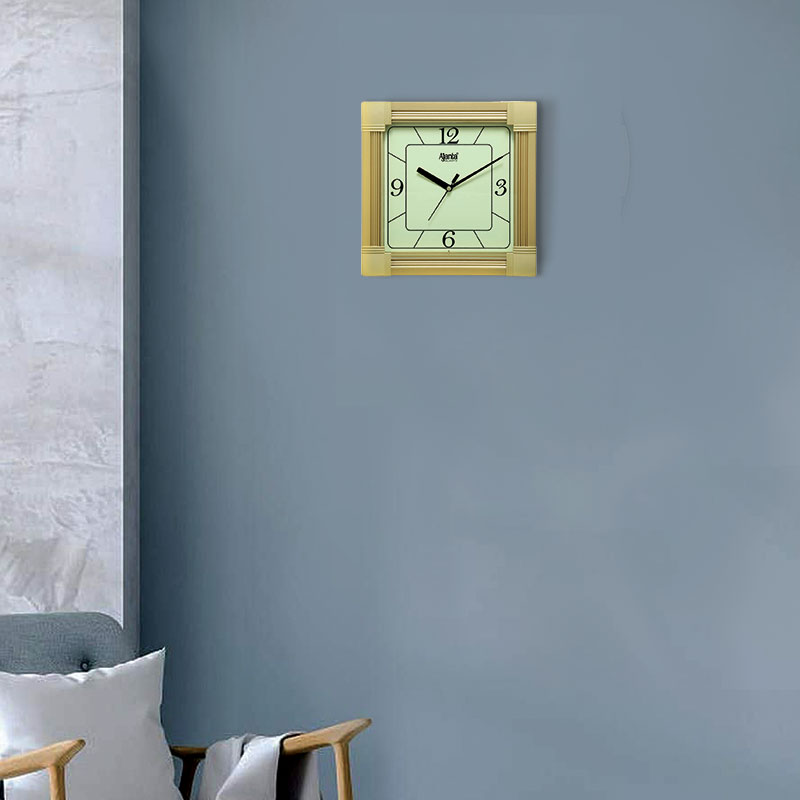 Wall Clock - Simple Clock - 1317 - Golden - Orpat Group