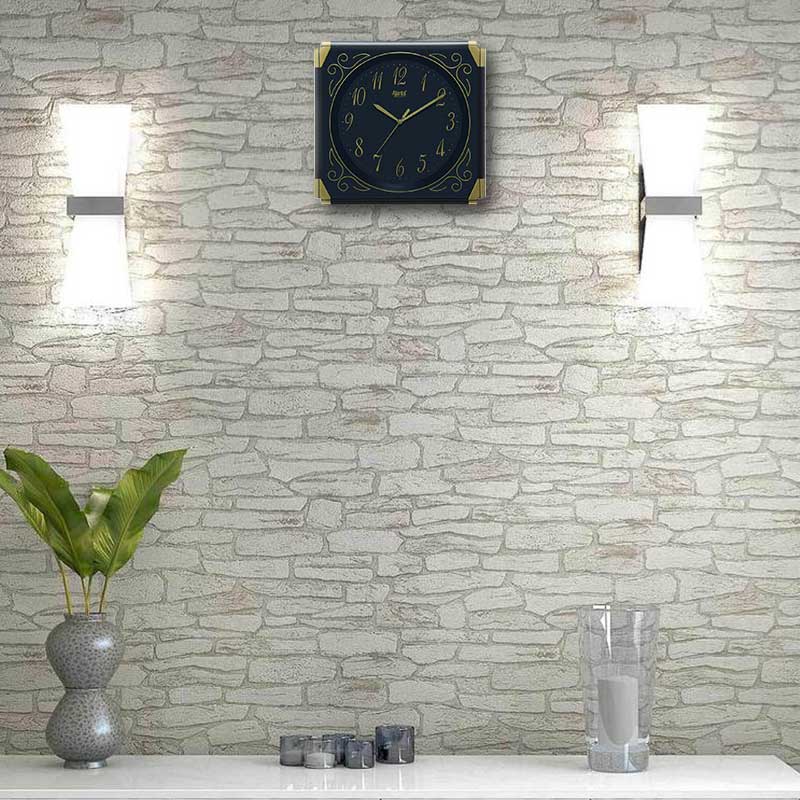 Buy 387 Ajanta Blue Simple Wall Clock | Orpat
