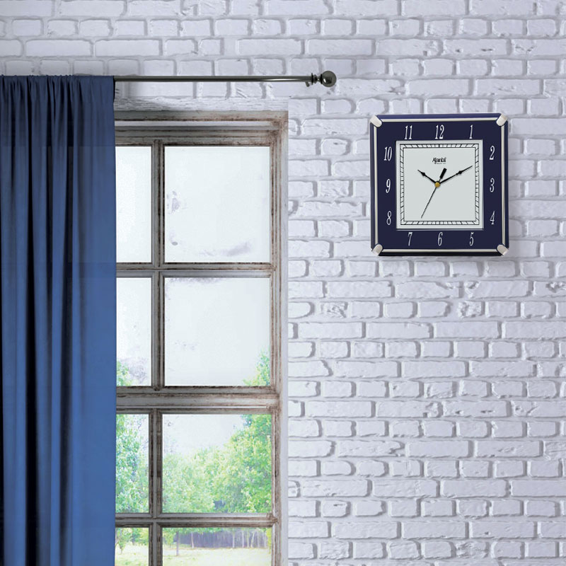 Ajanta 421 Simple Wall Clock (Blue) | Orpat Group