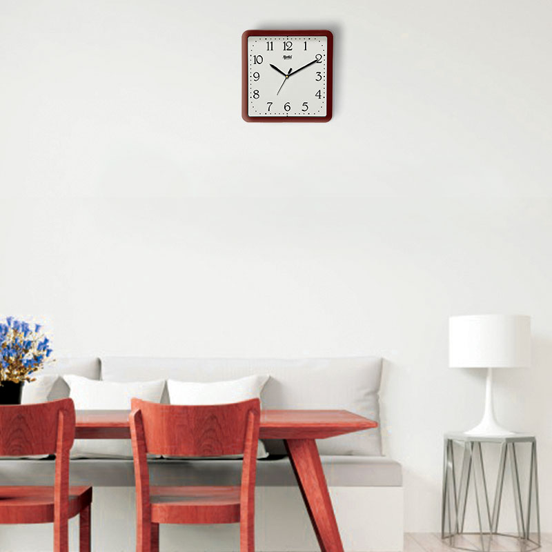 Wall Clock - Simple Clock - 907 - Red - Orpat Group
