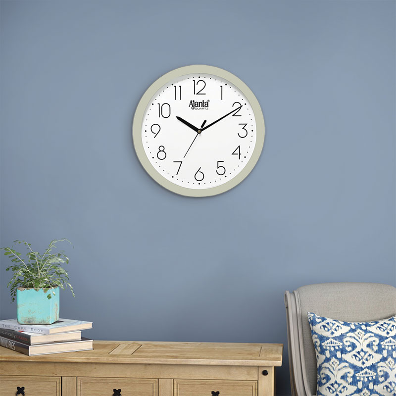 Wall Clock - Simple Clock - 957 - White - Orpat Group