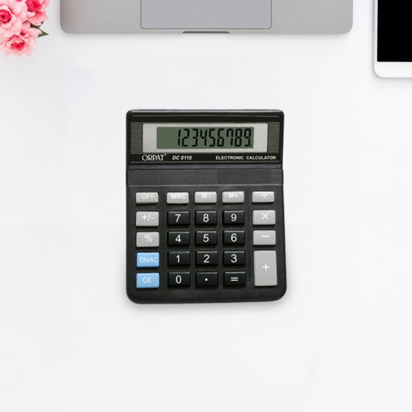 Buy Orpat OT 512 GT Black Desktop Calculator