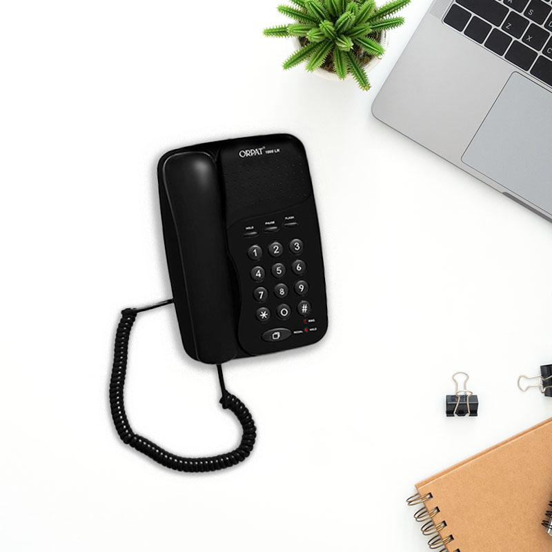 Buy Orpat 1000 LR Black Basic Telephone