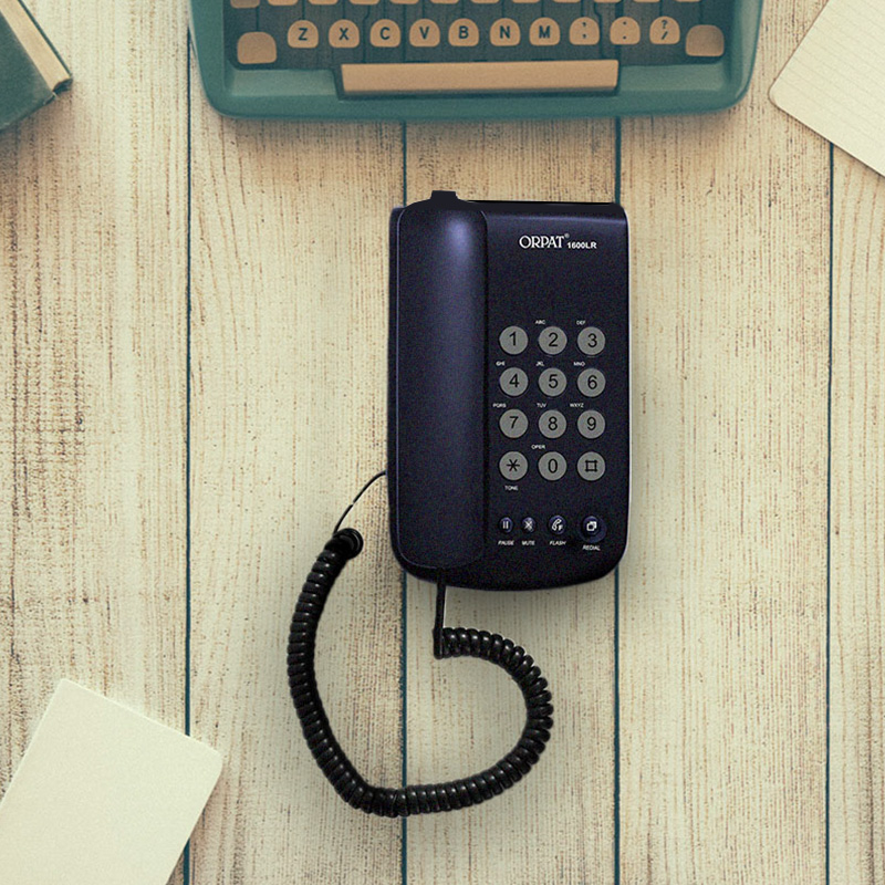 Buy Orpat 1600 LR Blue Basic Telephone