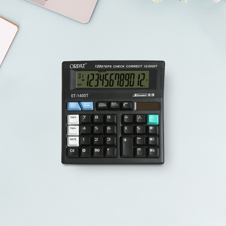 Buy Orpat OT 400 GT Dark Grey Desktop Calculator