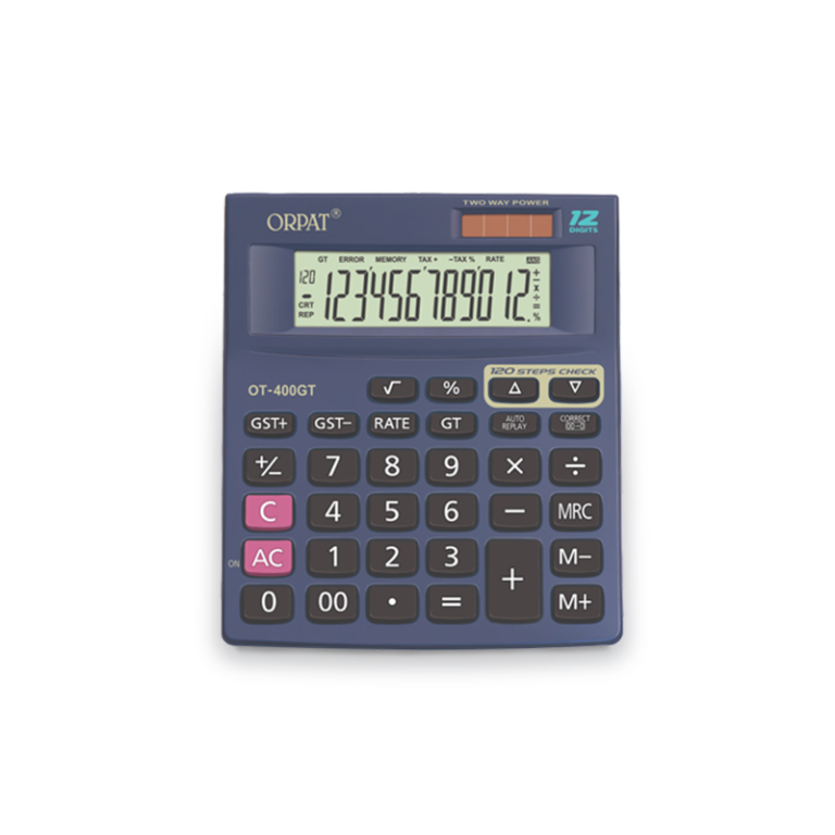 Buy Orpat OT 512 GT Black Desktop Calculator