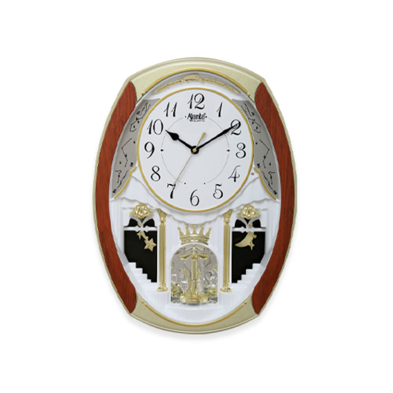 2927 Golden Musical Pendulum Clock | Orpat