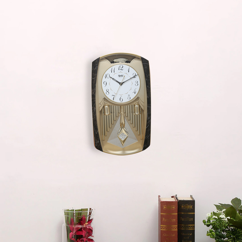 3227 Golden Musical Pendulum Clock | Orpat