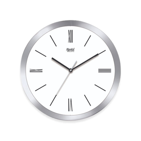2717 White Designer Sweep Second Clock | Orpat