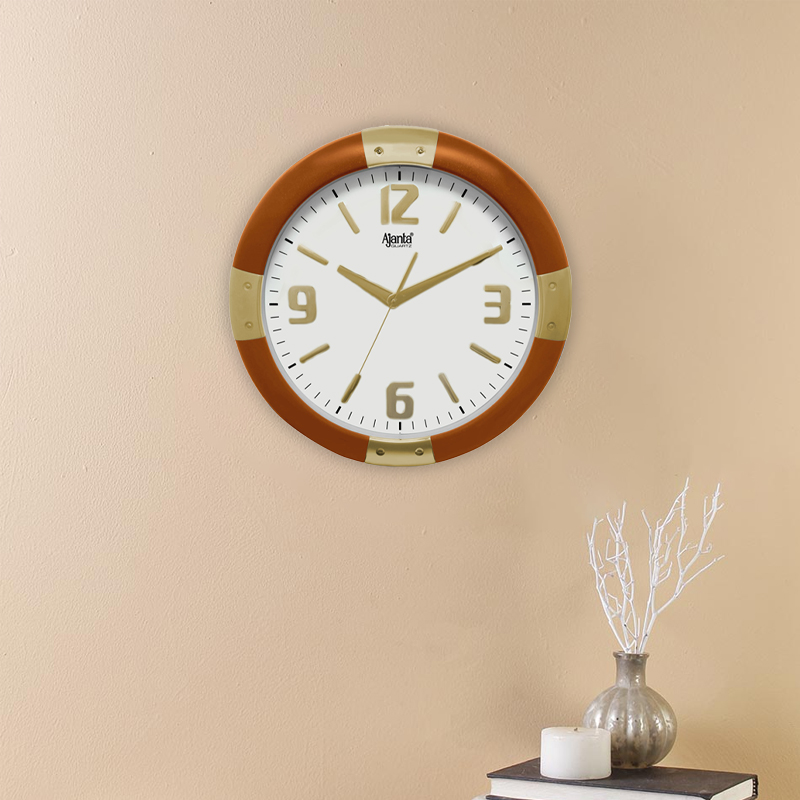 2787 Copper Designer Sweep Second Clock | Orpat