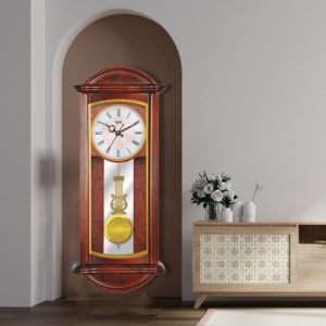 Grandfather Series Rhythmic Pendulum Clock - GF-8197 - Brown - Orpat Group