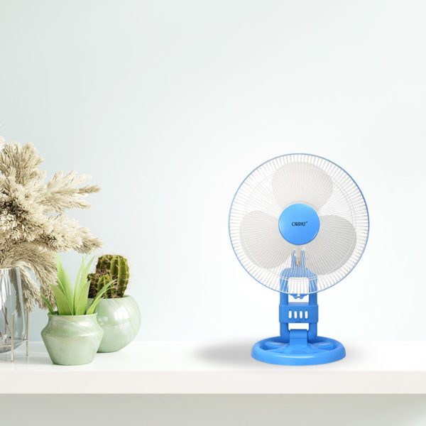 Orpat OTF 3327 Table Fan (Baby Blue, 400mm, 1350 RPM)