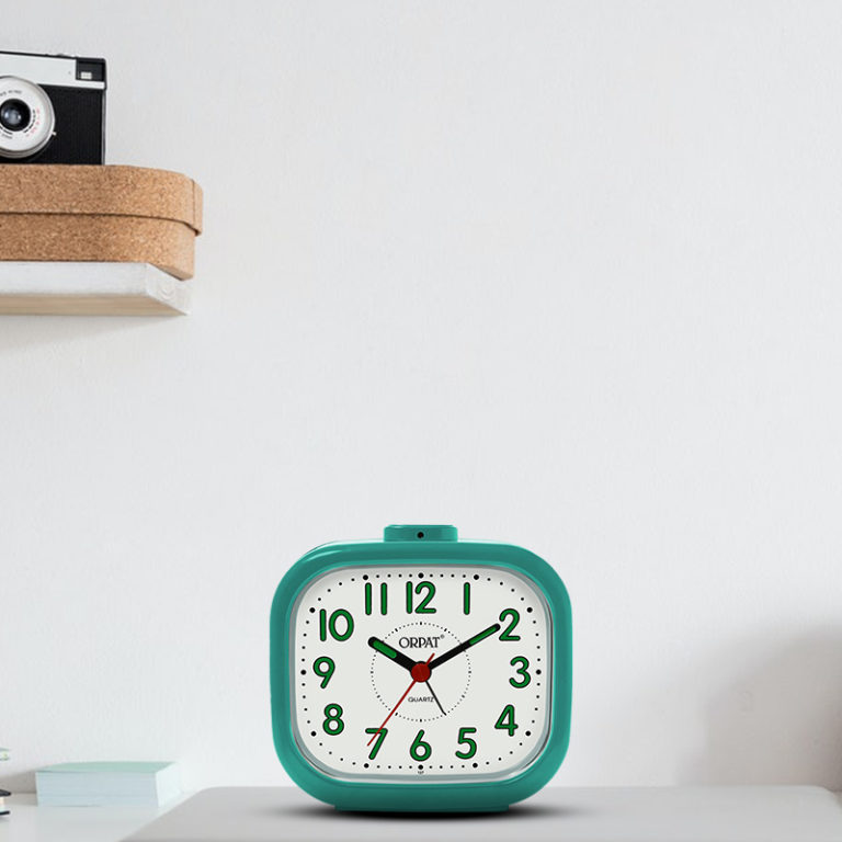 Orpat TBB-127 (4.5 V) Buzzer Alarm Clock (English Green) | Orpat Group
