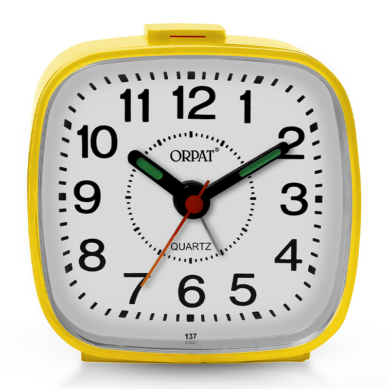 Orpat TBB-137 Buzzer Alarm Clock (Yellow) | Orpat Group