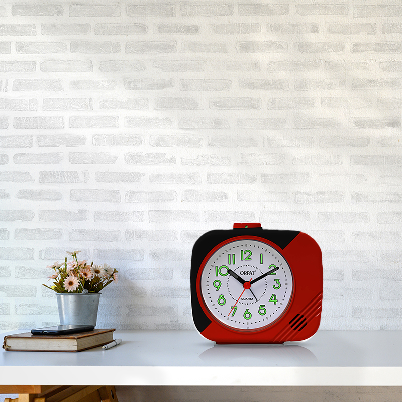 Orpat TBB-207 Buzzer Alarm Clock (Red) | Orpat Group