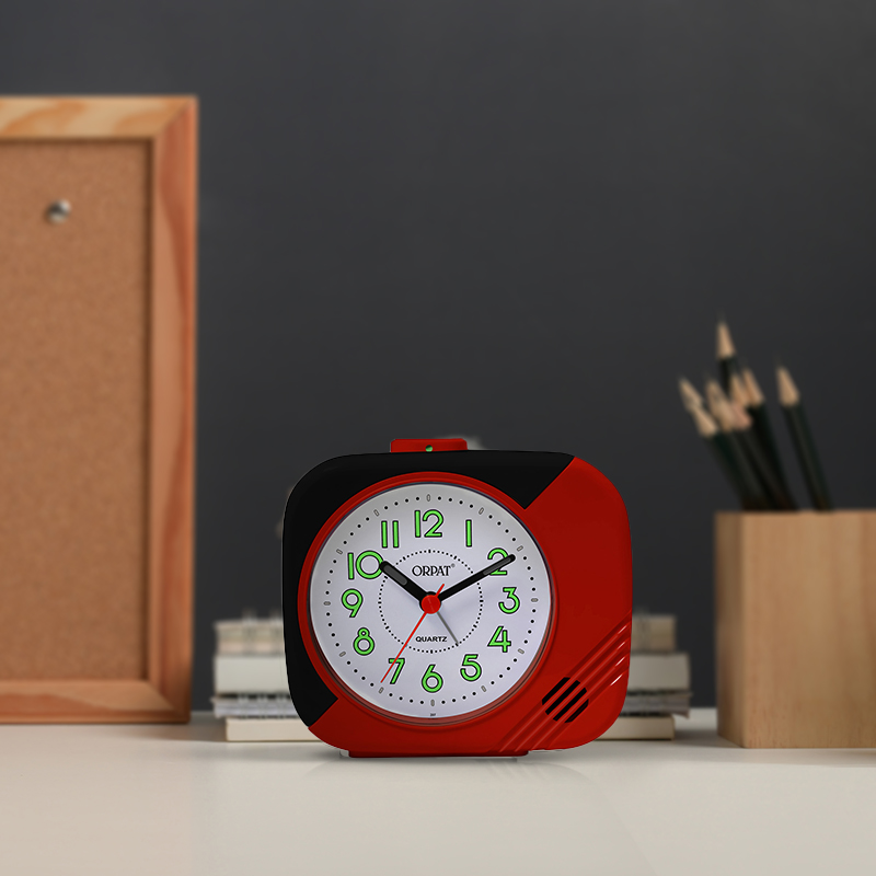 Orpat TBB-207 (4.5 V) Buzzer Alarm Clock (Red) | Orpat Group